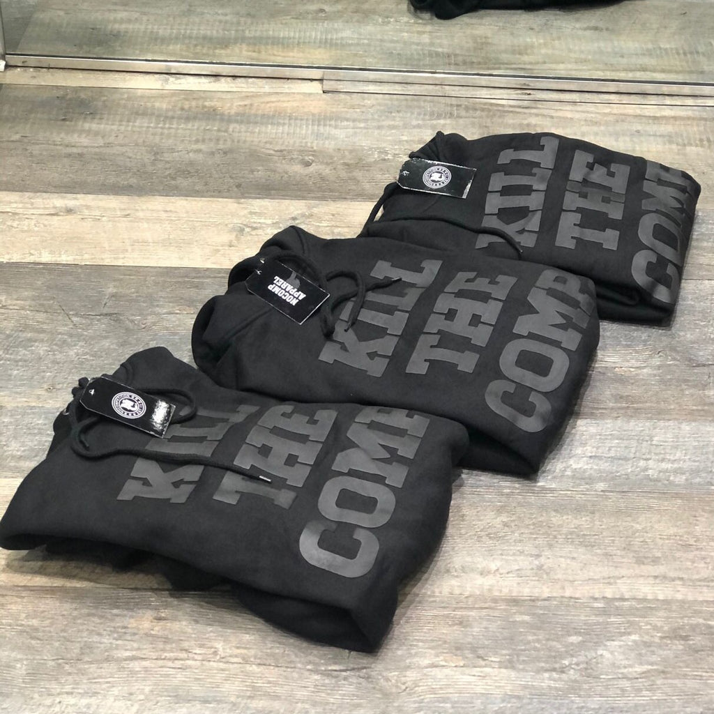 NoComp! "KILL THE COMP" Men's Black Hoodie – NoCompApparel